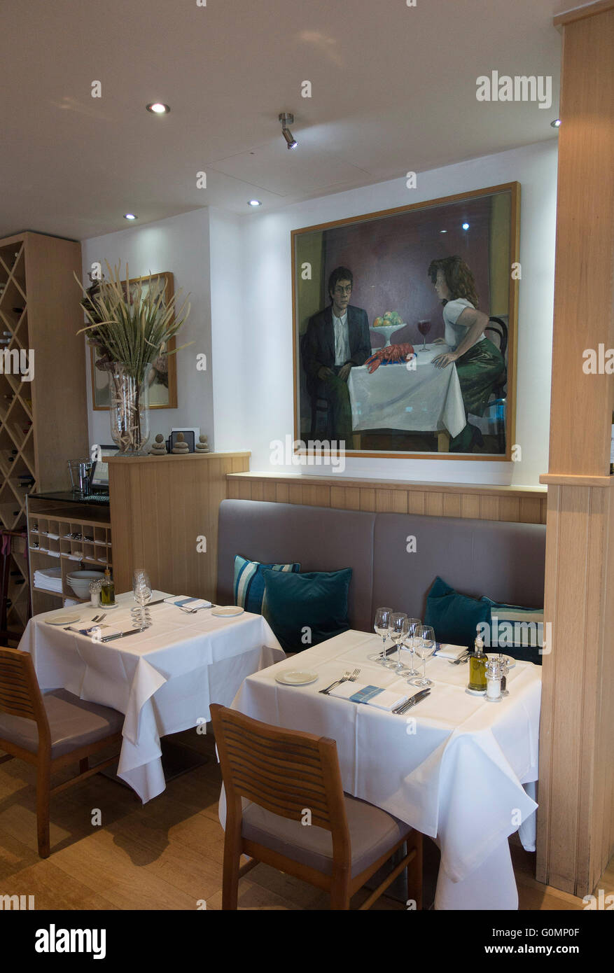 Rick Stein's Seafood Restaurant in Padstow,Cornwall: painting by David ...