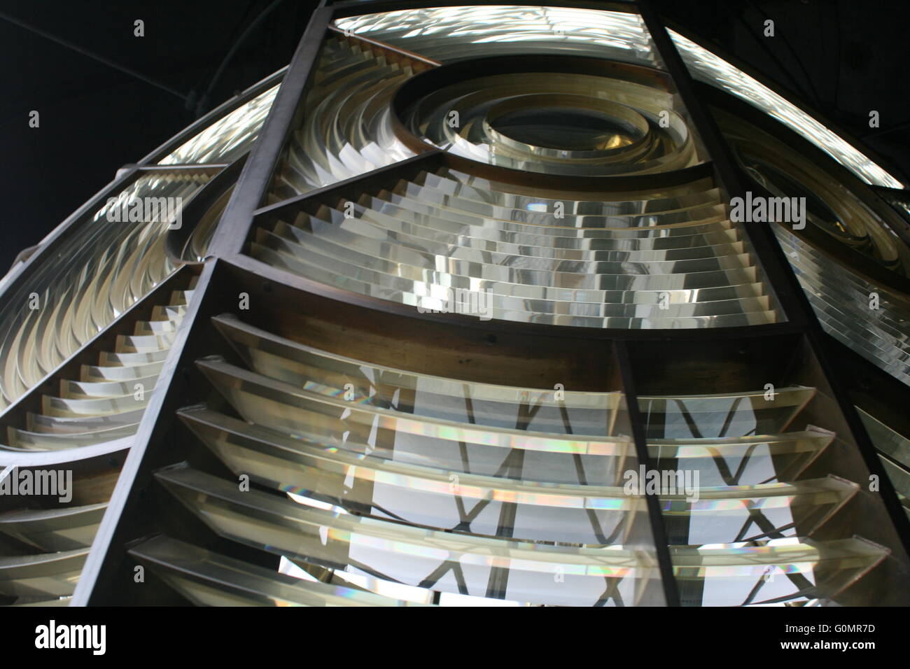 Lighthouse lens portland bill hi-res stock photography and images - Alamy