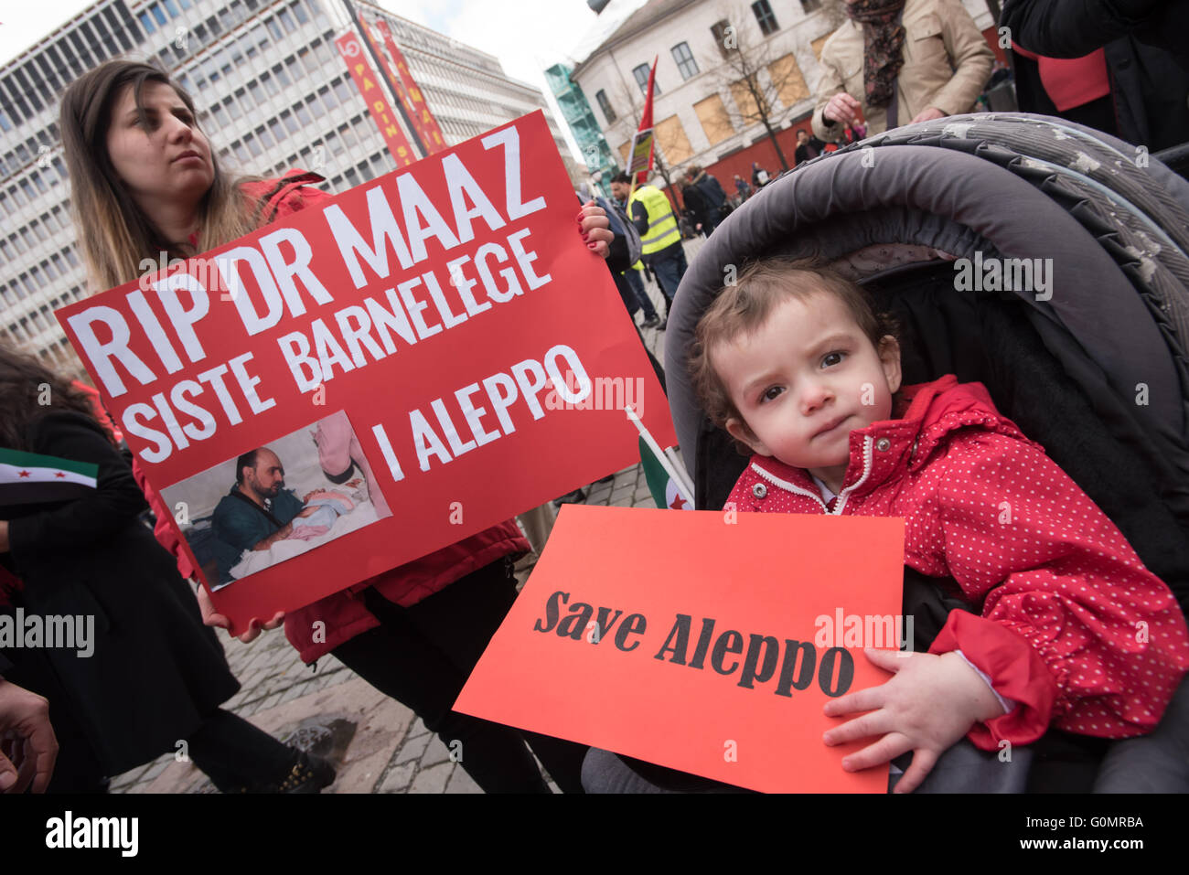Refugees Protest High Resolution Stock Photography and Images - Alamy