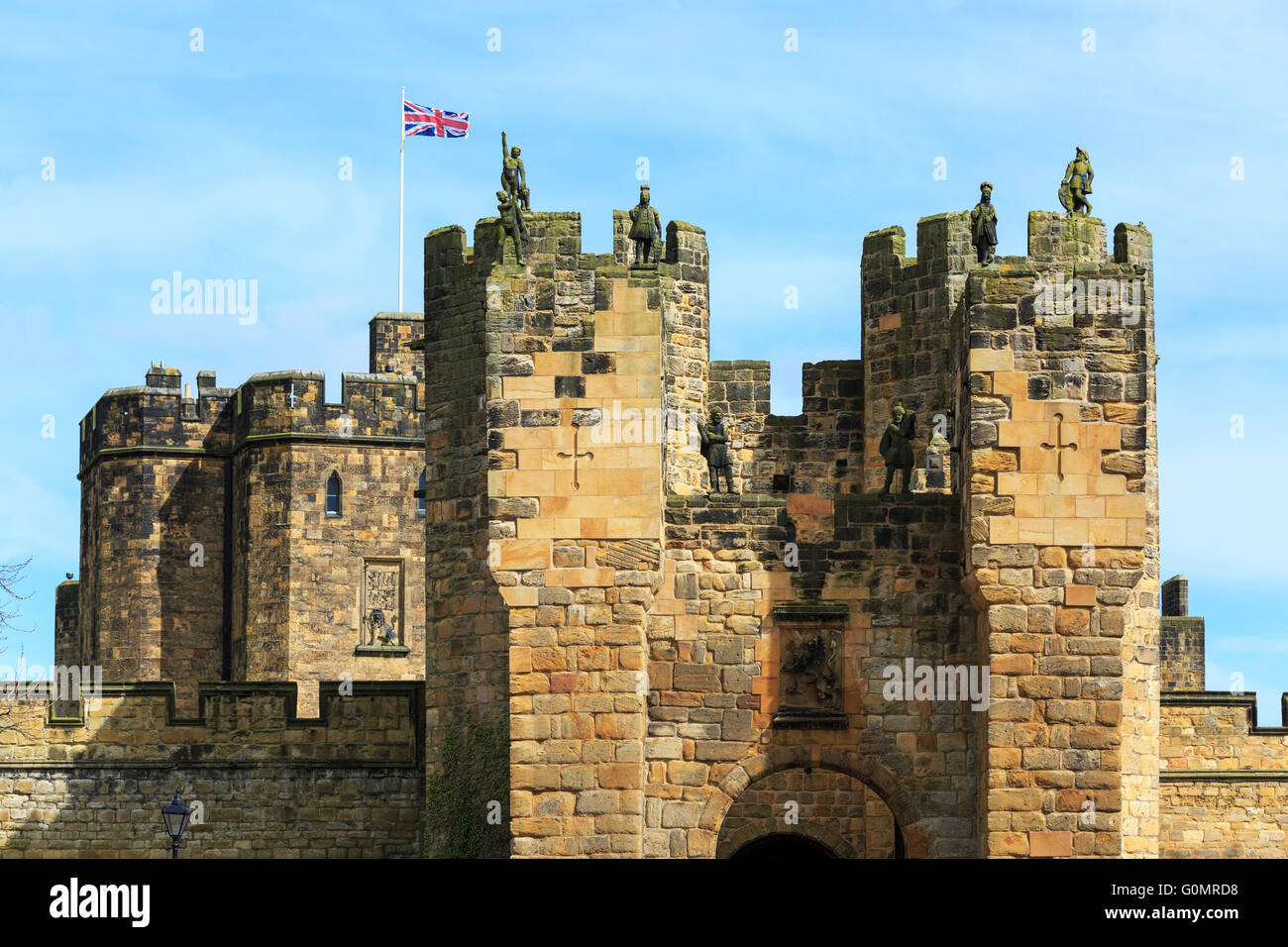 Entrance portal to castle tower hi-res stock photography and images - Alamy