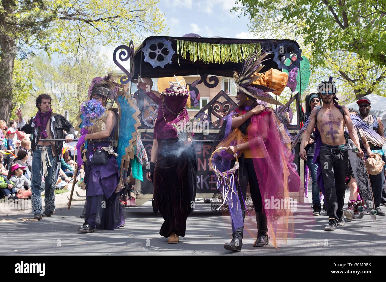 May Day celebration including parade and festival in Minneapolis ...