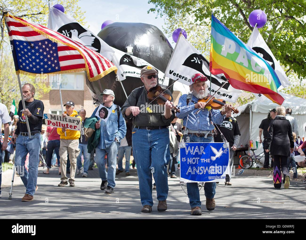 May Day celebration including parade and festival in Minneapolis ...