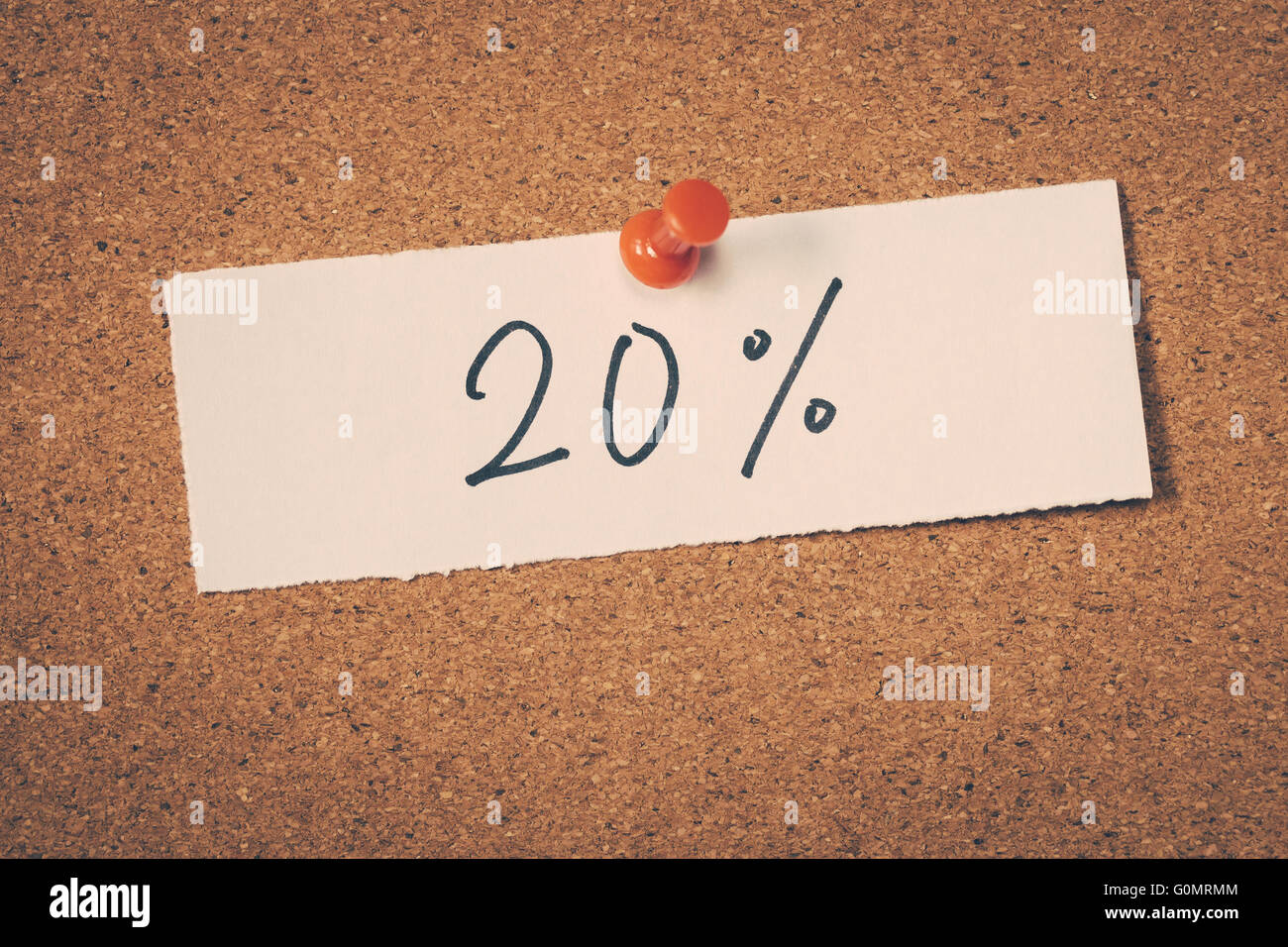 Price tag 20 percent off hi-res stock photography and images - Alamy