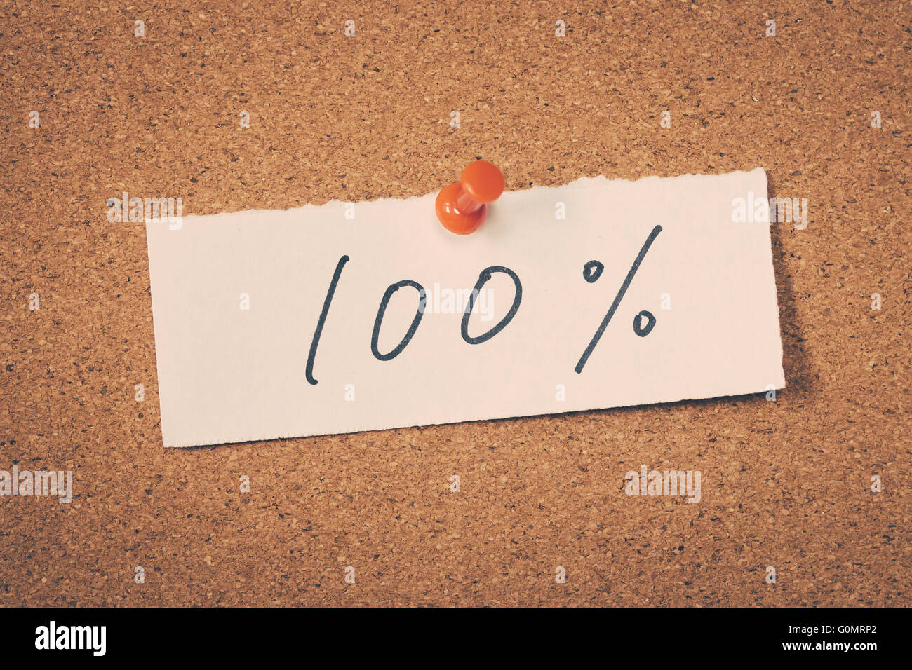 Hundred percentage sign hi-res stock photography and images - Alamy