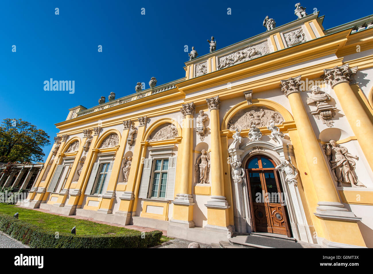 The Wilanów Palace in Warsaw, Poland Stock Photo - Alamy