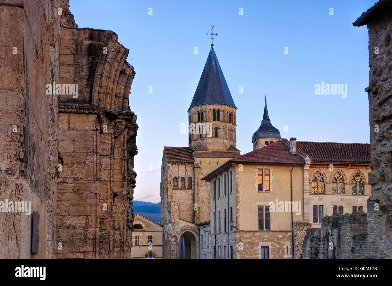 Abbey of cluny cathedral hi-res stock photography and images - Alamy
