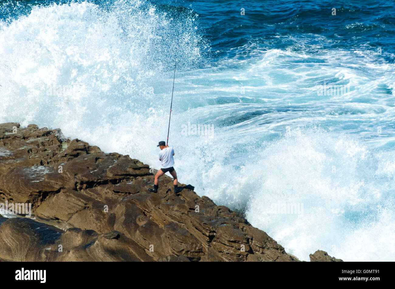 Fisherman Rock Fishing, Royal National Park, New South Wales, NSW ...