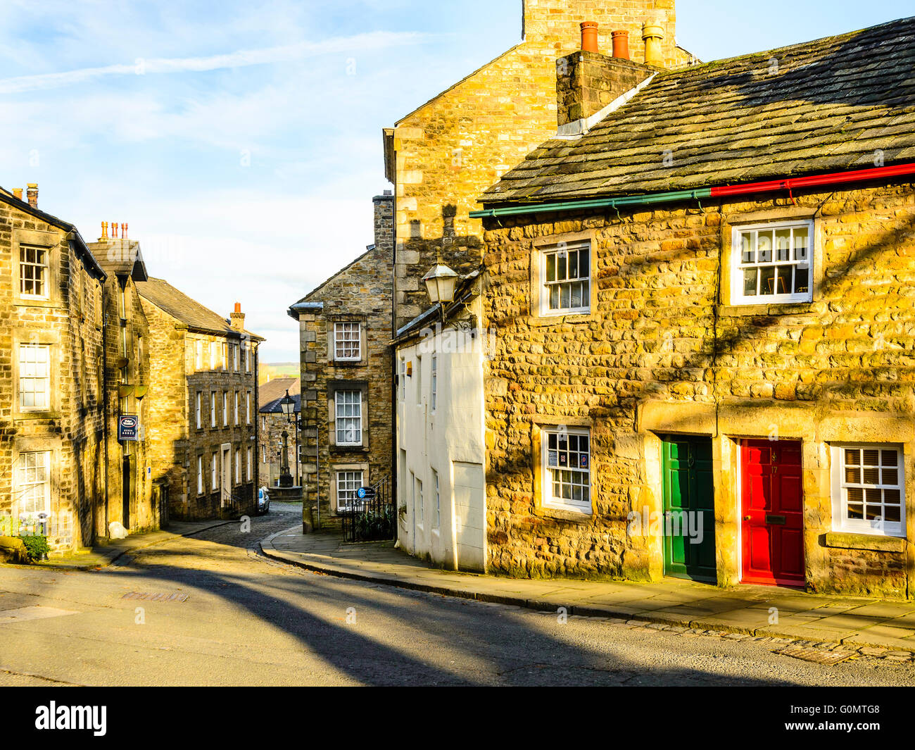 Castle Hill Lancaster England Stock Photo - Alamy