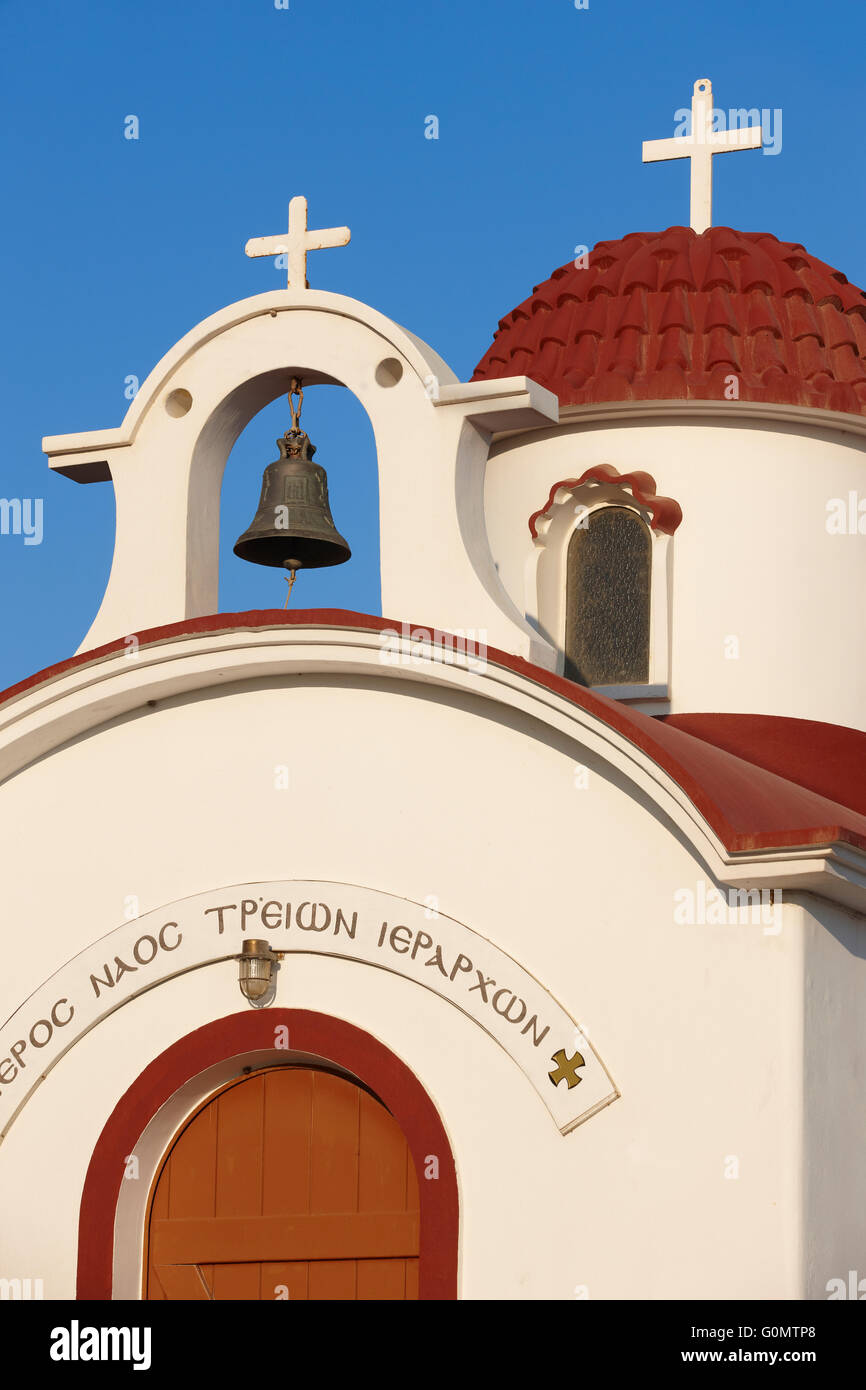 Traditional greek church in plakias. Crete. Greece. Vertical Stock ...