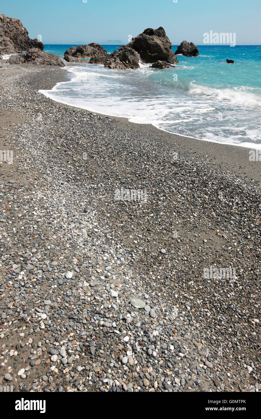 Pebble beach with sea hi-res stock photography and images - Alamy