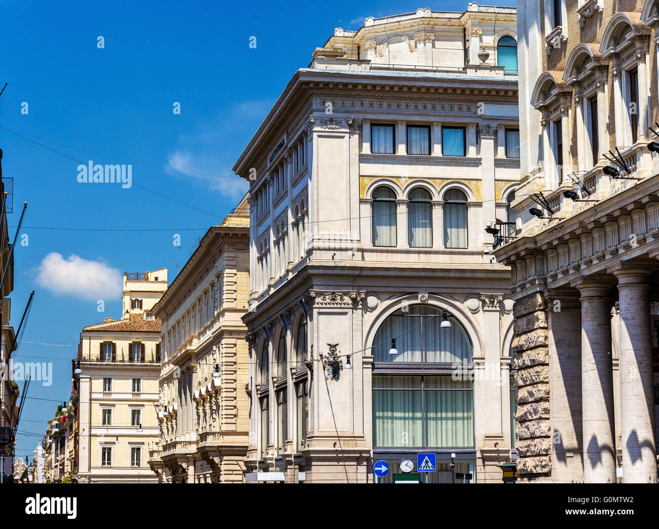 Buildings in the city centre of Rome Stock Photo - Alamy