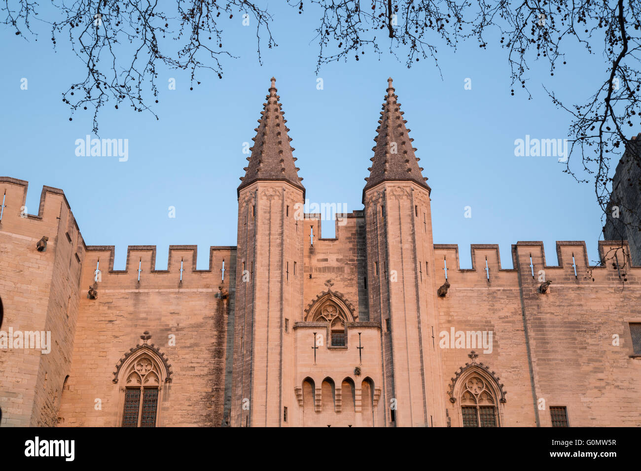 Avignon palace winter hi-res stock photography and images - Alamy