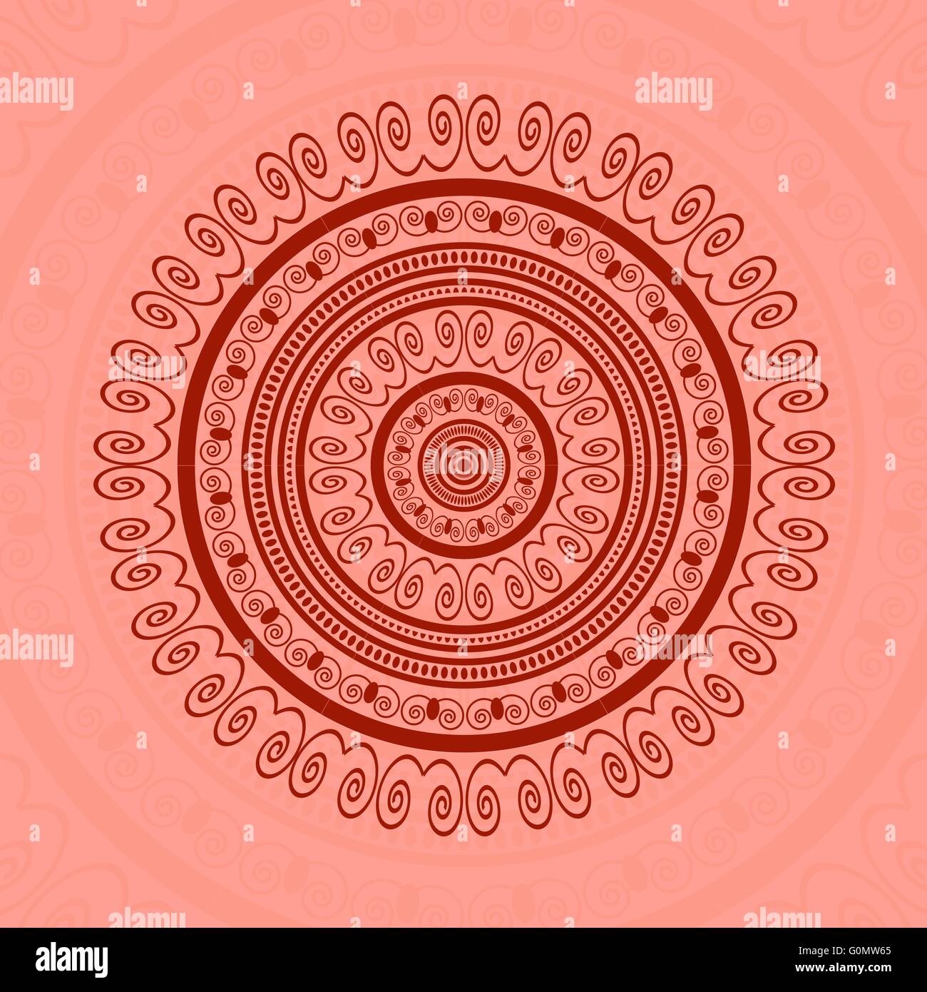 Red silk embroidery Stock Vector Images - Alamy