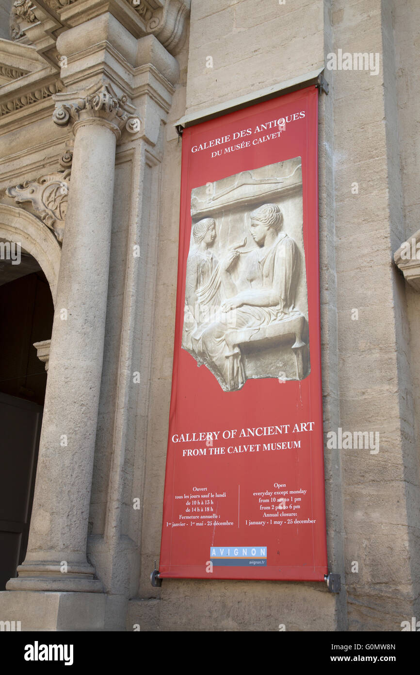 Gallery of Ancient Art, Calvet Museum, Avignon, France Stock Photo - Alamy