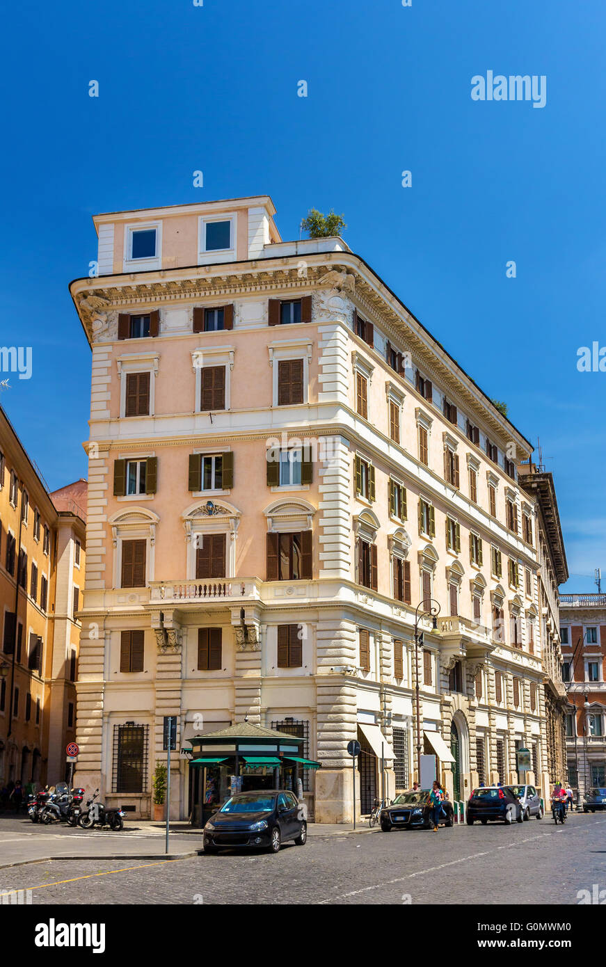 Buildings in the city centre of Rome Stock Photo - Alamy