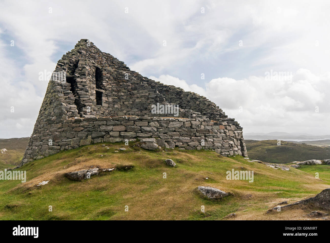 Dun Carloway Broch, Carloway, Isle ofLewis, Outer Hebrides, Scotland, U ...