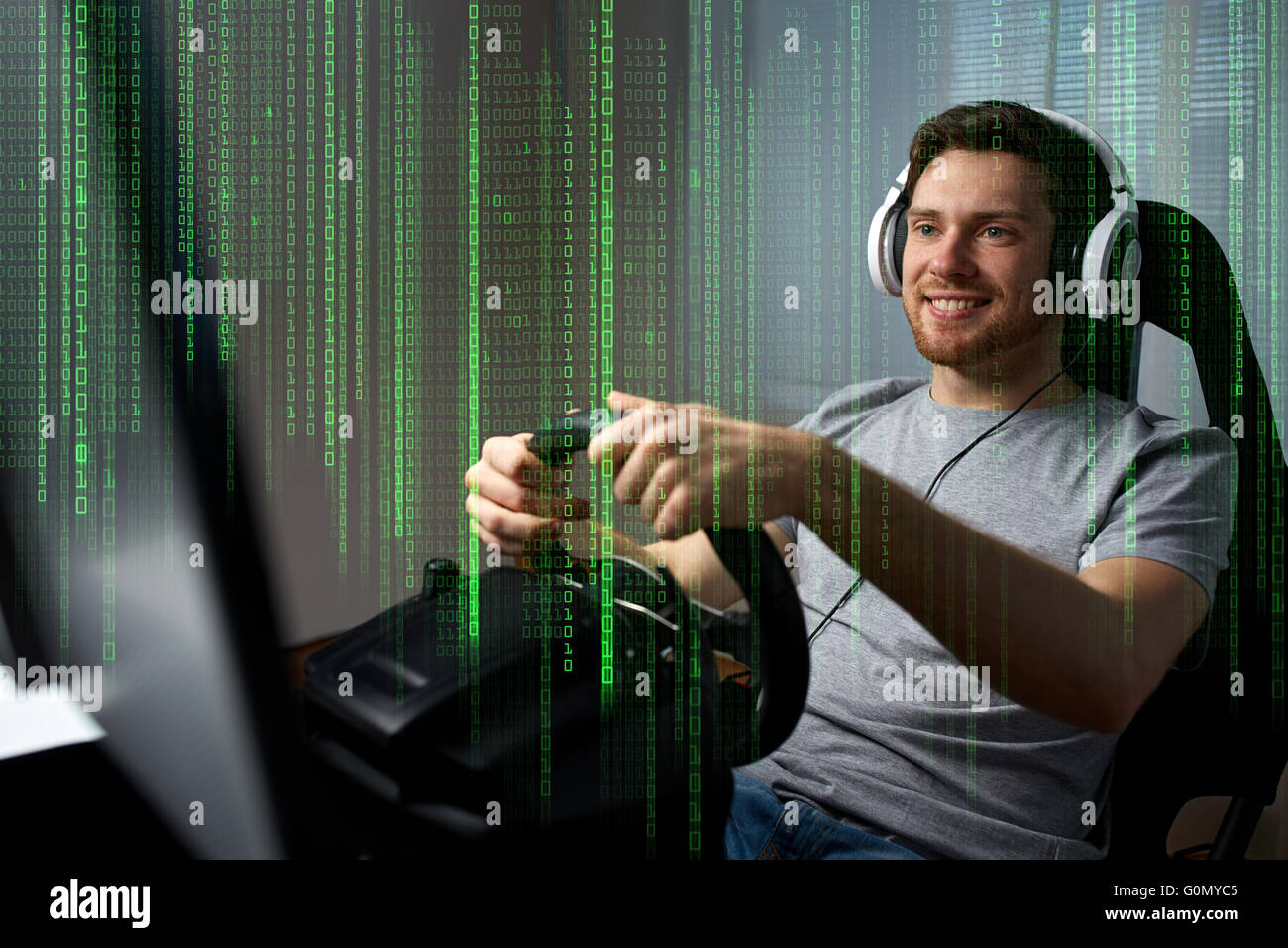 Car race video game hi-res stock photography and images - Alamy