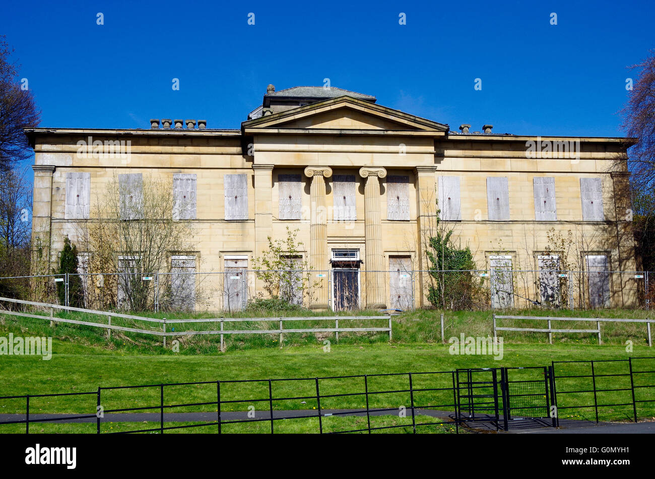 Gledhow Grove, Greek Revival Mansion, Leeds Stock Photo - Alamy
