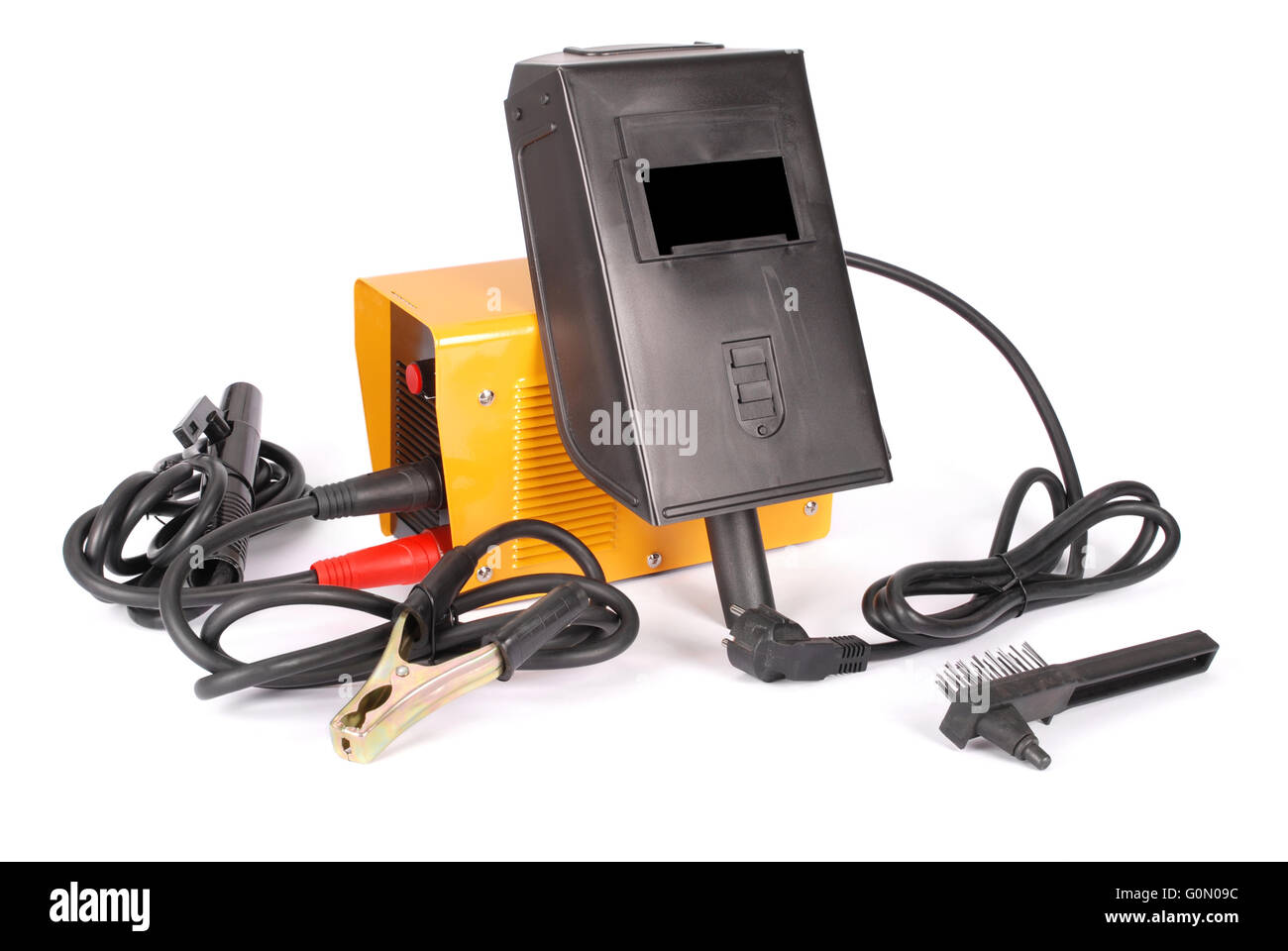 Welding device white background with soft shadow Stock Photo - Alamy