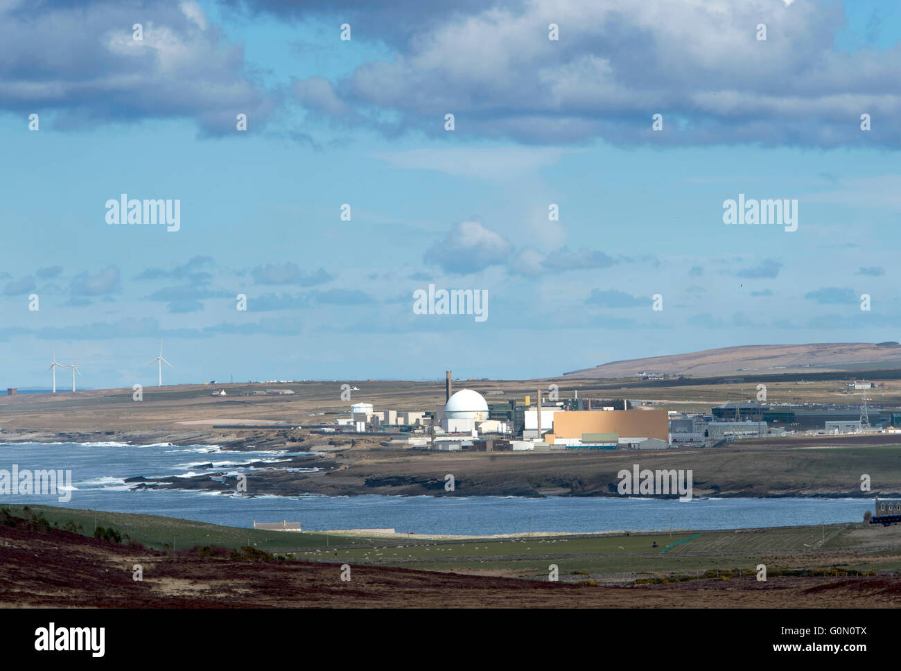 28/04/2016, A view of the former Dounreay Nuclear Power Station, Reay ...