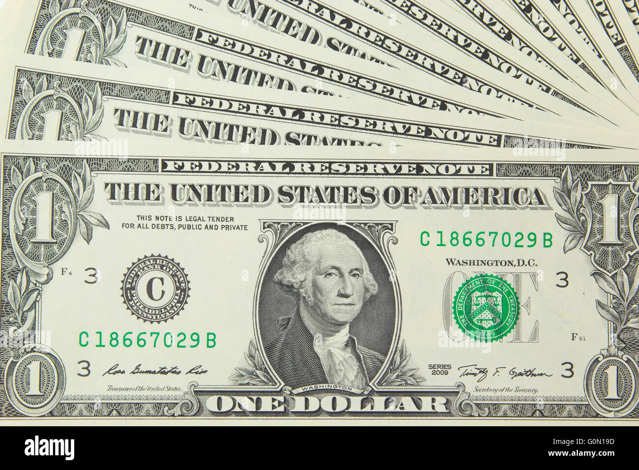Background with money US one dollar bills Stock Photo - Alamy