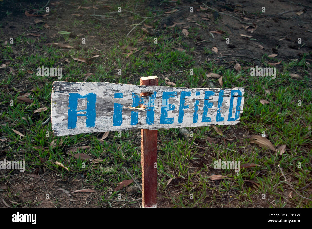Minefield Warning Sign Danger High Resolution Stock Photography and ...