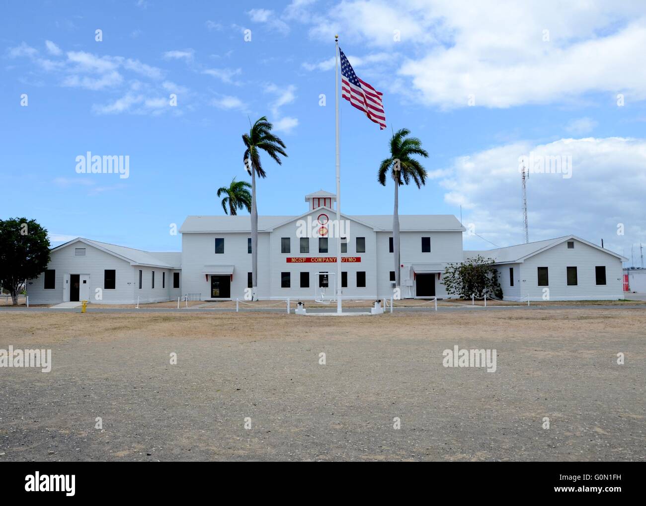 The U.S Marine Corps Security Force Company headquarters building ...