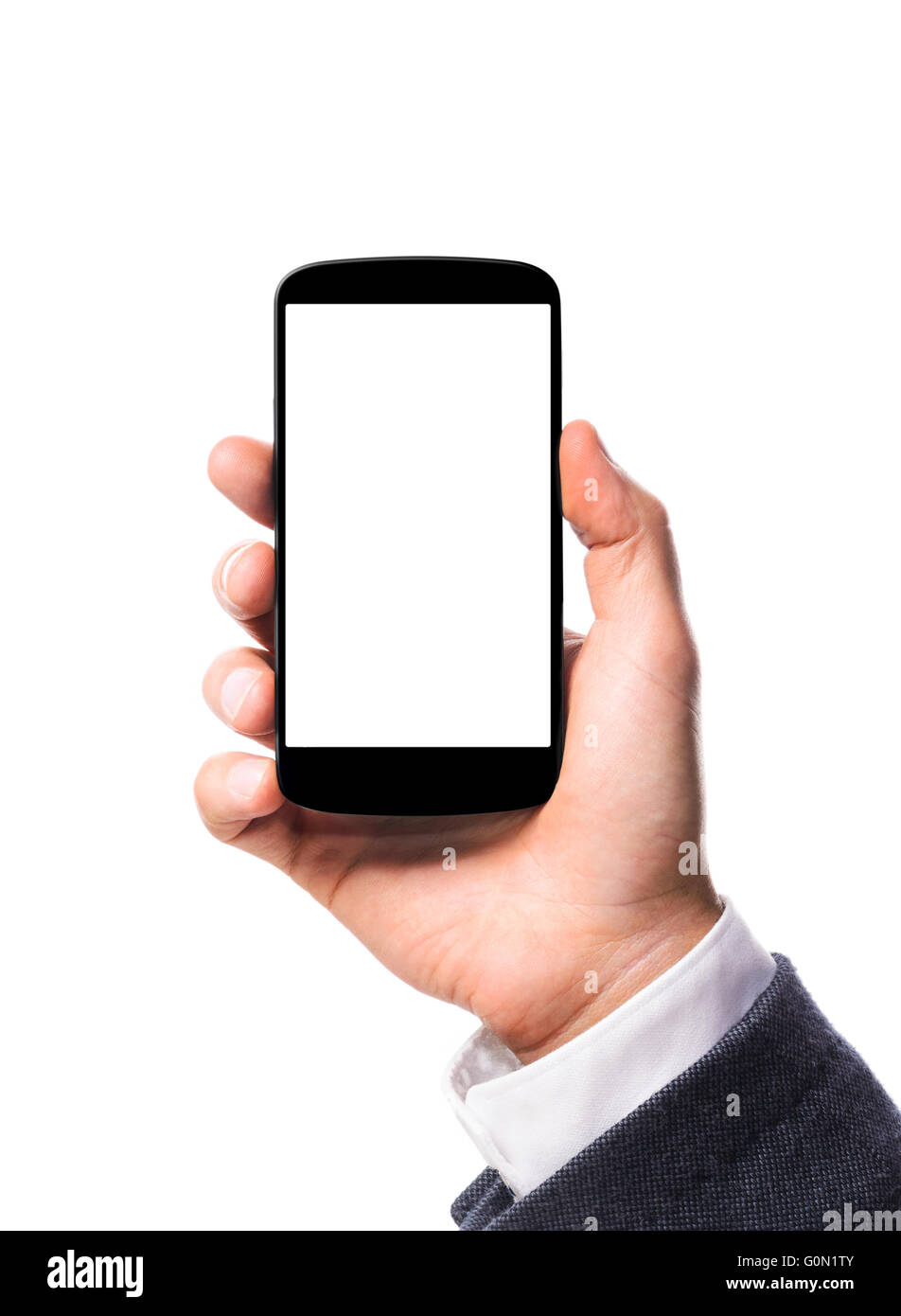 modern smartphone in hand Stock Photo - Alamy