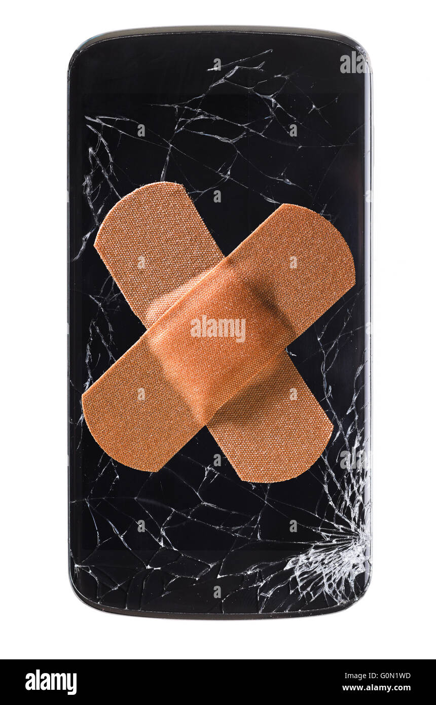 Broken display Cut Out Stock Images & Pictures - Alamy