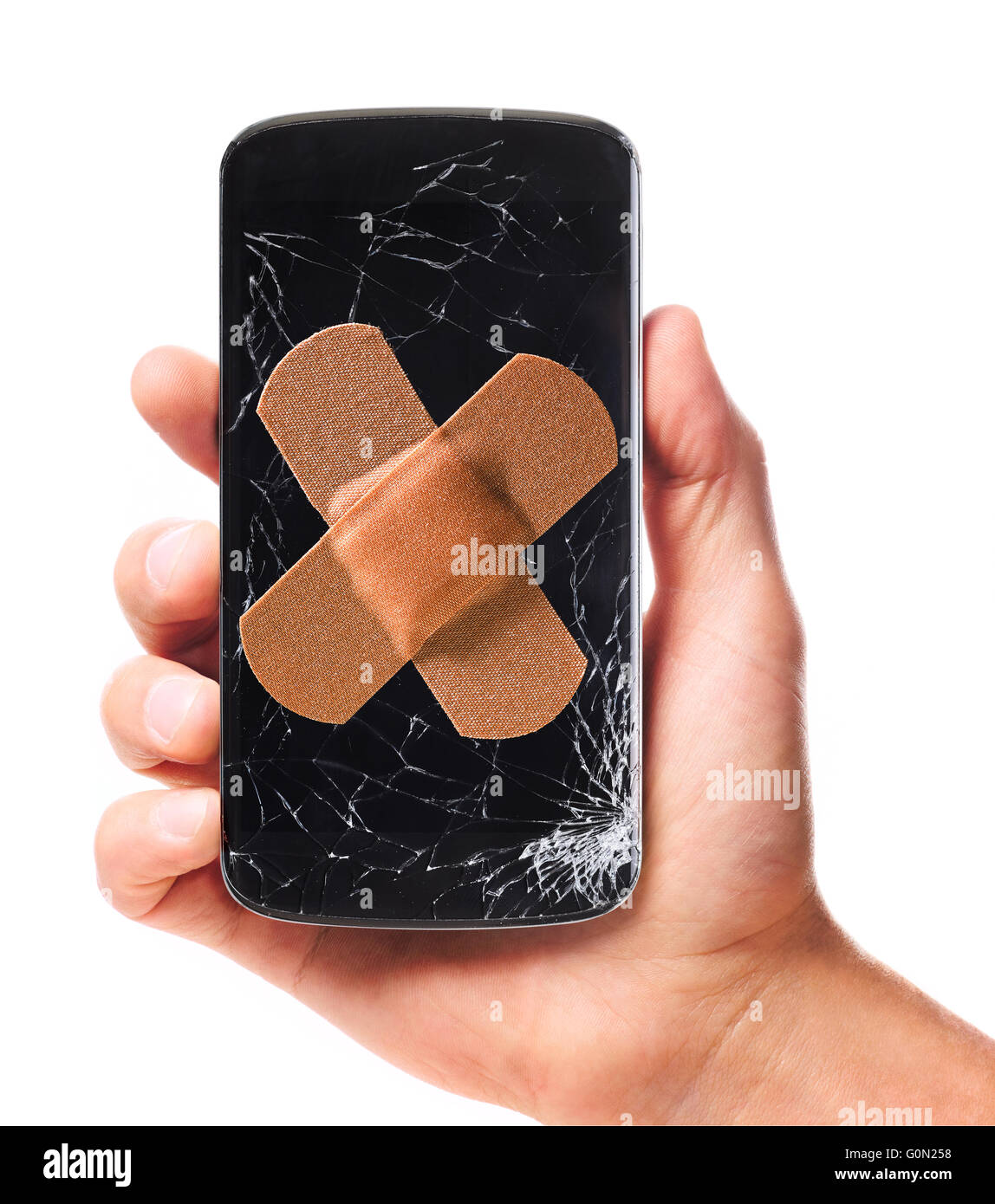 modern smartphone in hand Stock Photo - Alamy