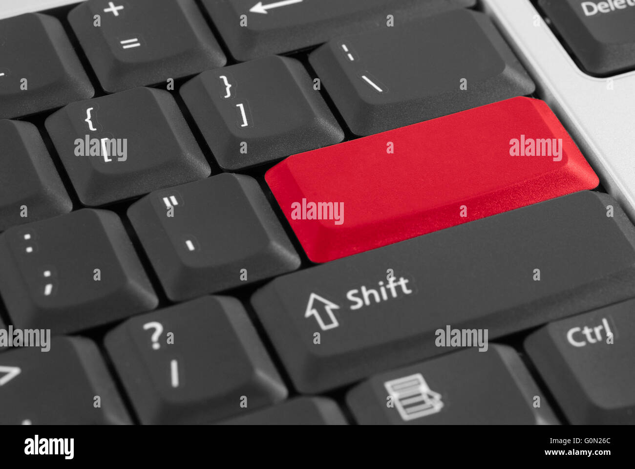 Red button cut with clipping path Stock Photo - Alamy