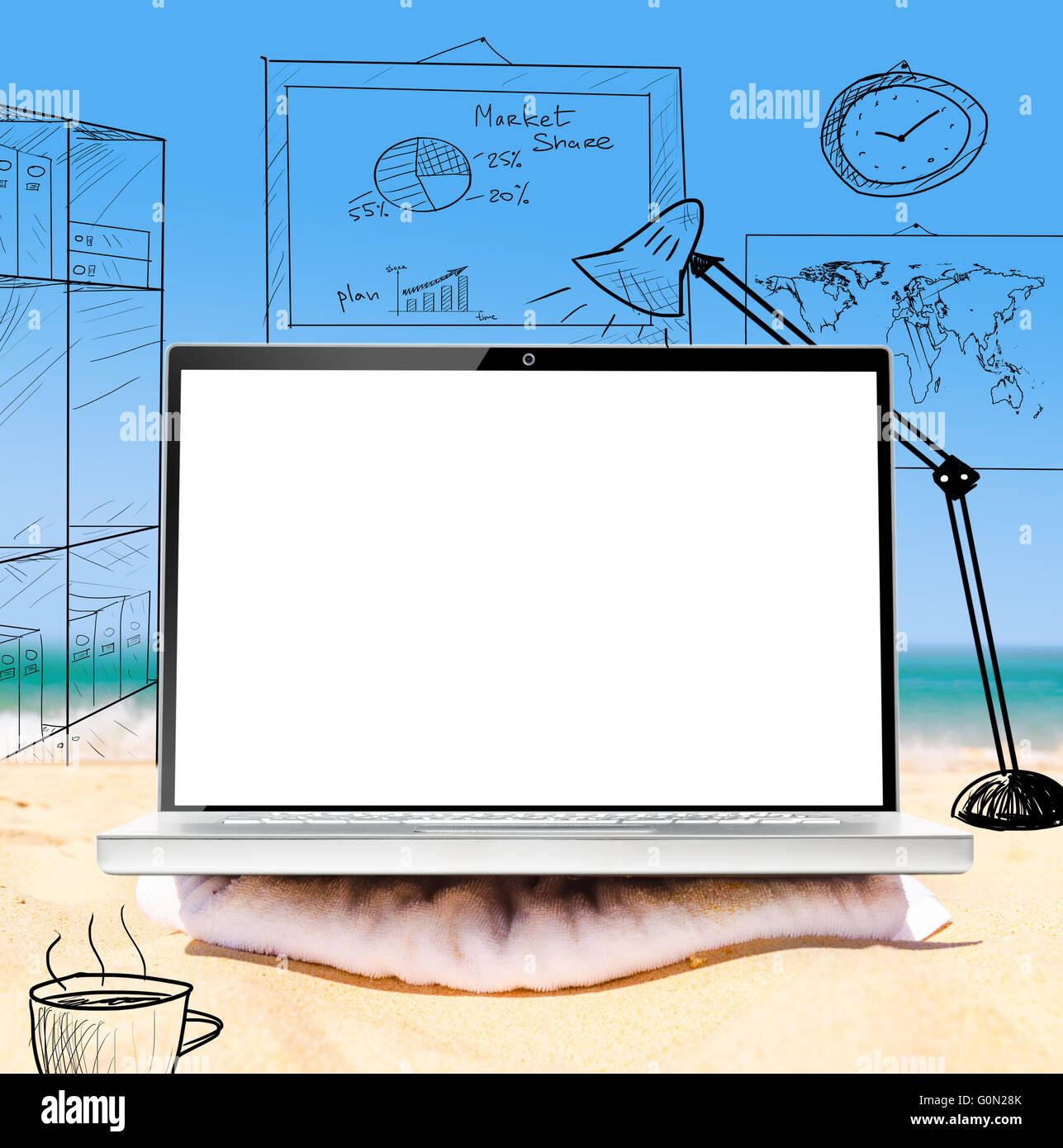 Virtual drawing office nobody hi-res stock photography and images - Alamy