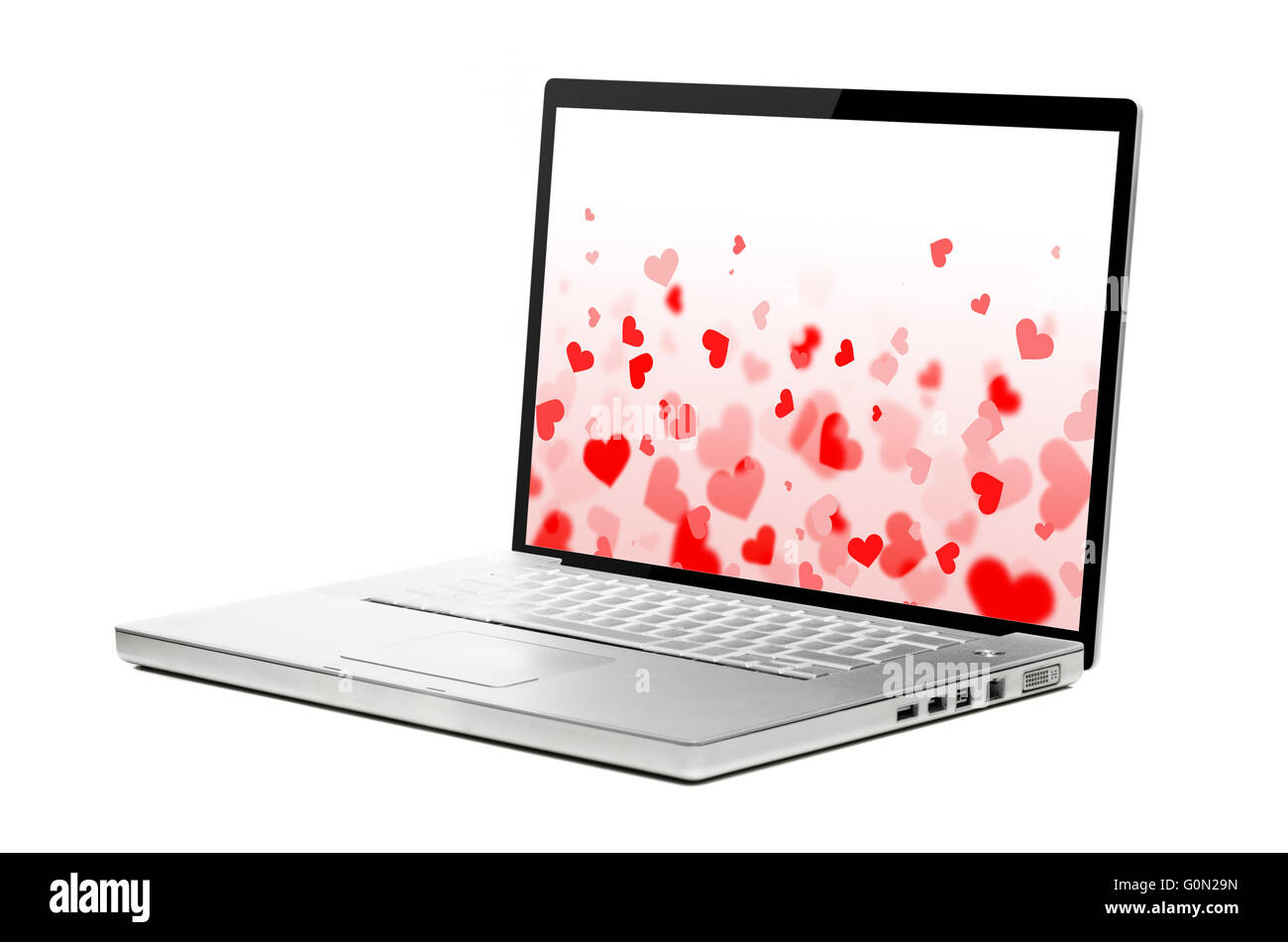 lovely modern laptop Stock Photo - Alamy