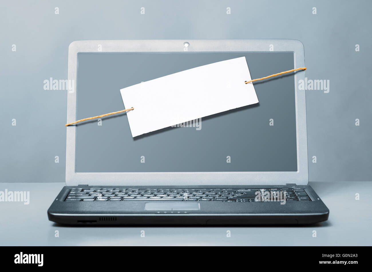 Laptop keyboard toned hi-res stock photography and images - Alamy