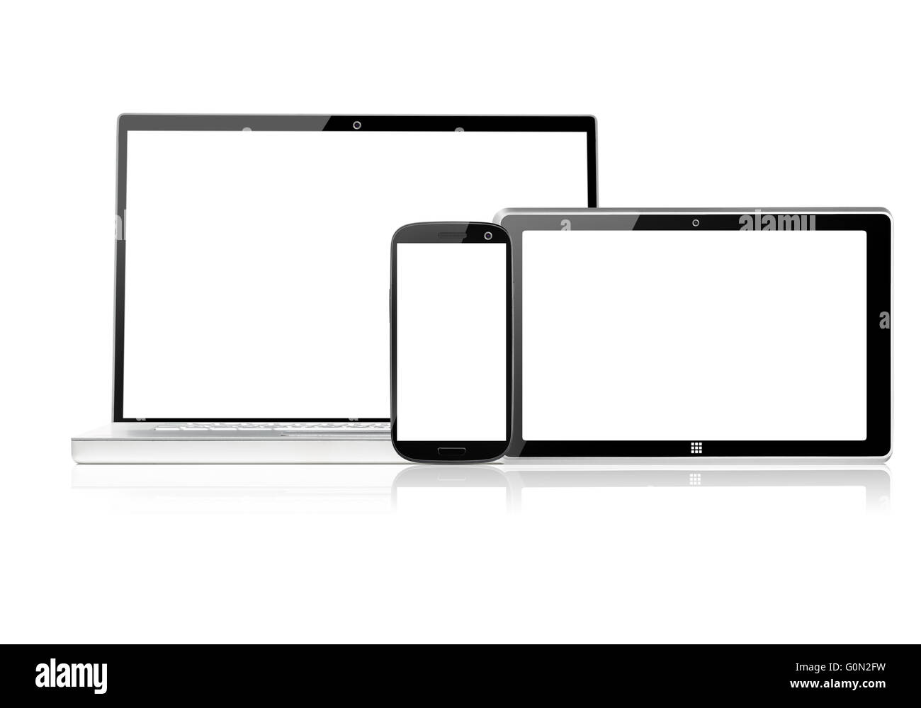 set of electronic devices Stock Photo - Alamy