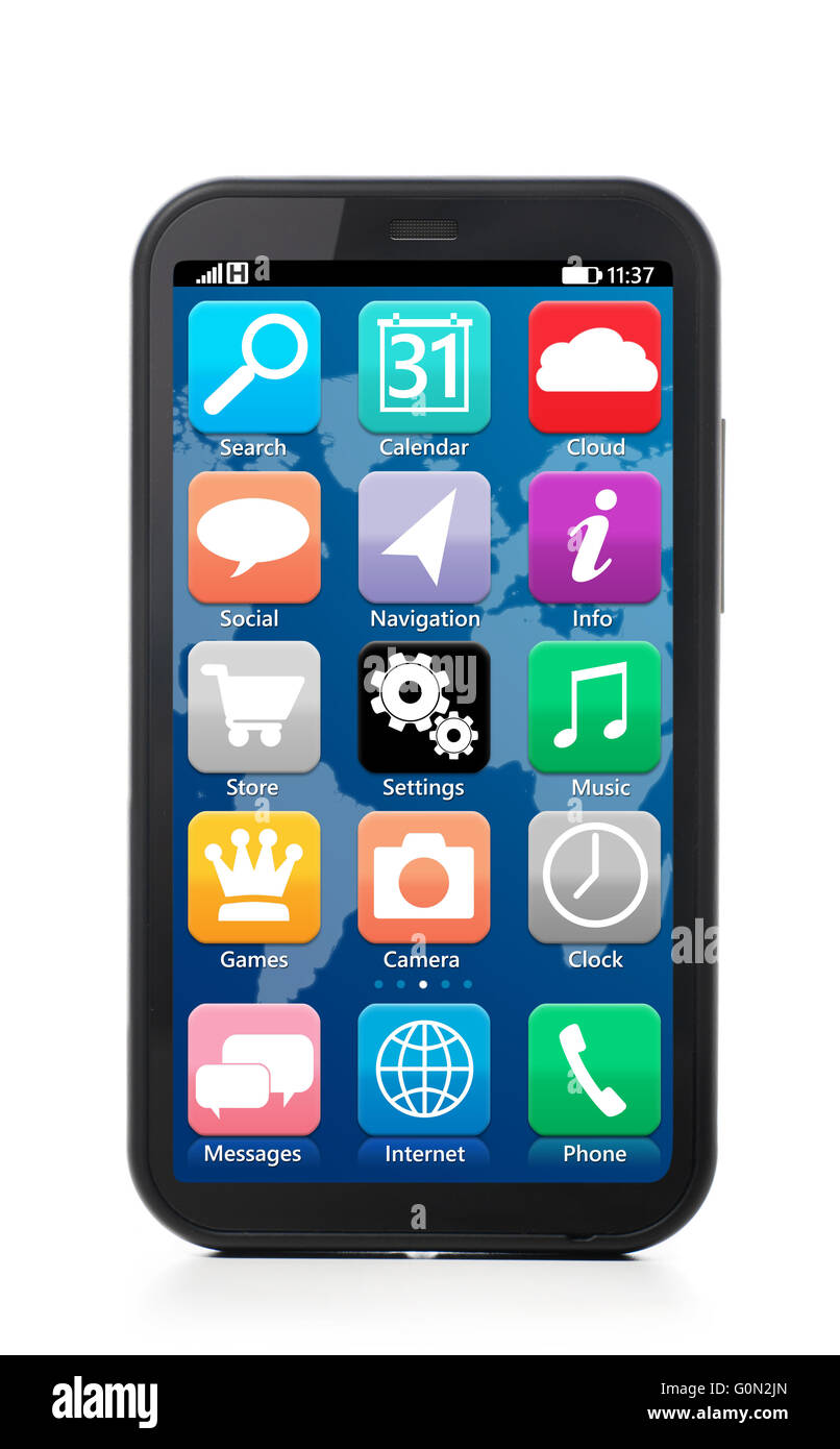 touch screen smartphone Stock Photo - Alamy