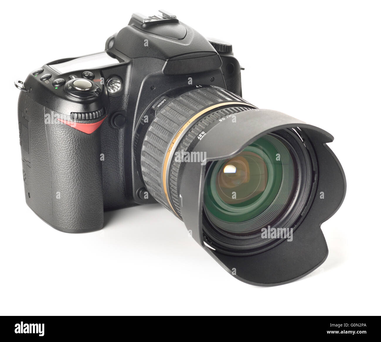professional digital photo camera isolated on white Stock Photo - Alamy
