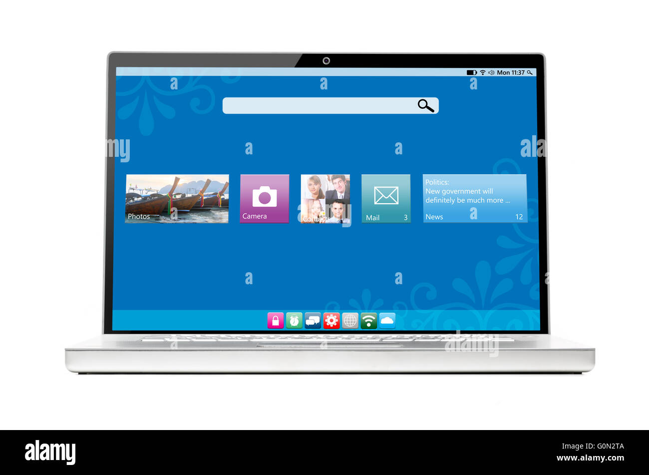 Laptop avatar hi-res stock photography and images - Alamy