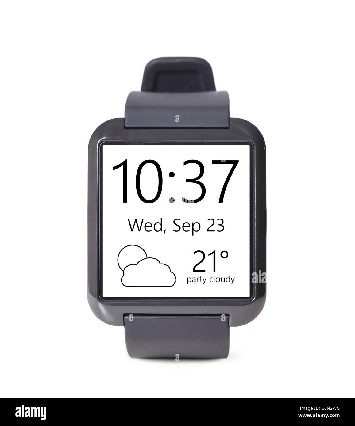Smart watch smartwatch weather hi-res stock photography and images - Alamy