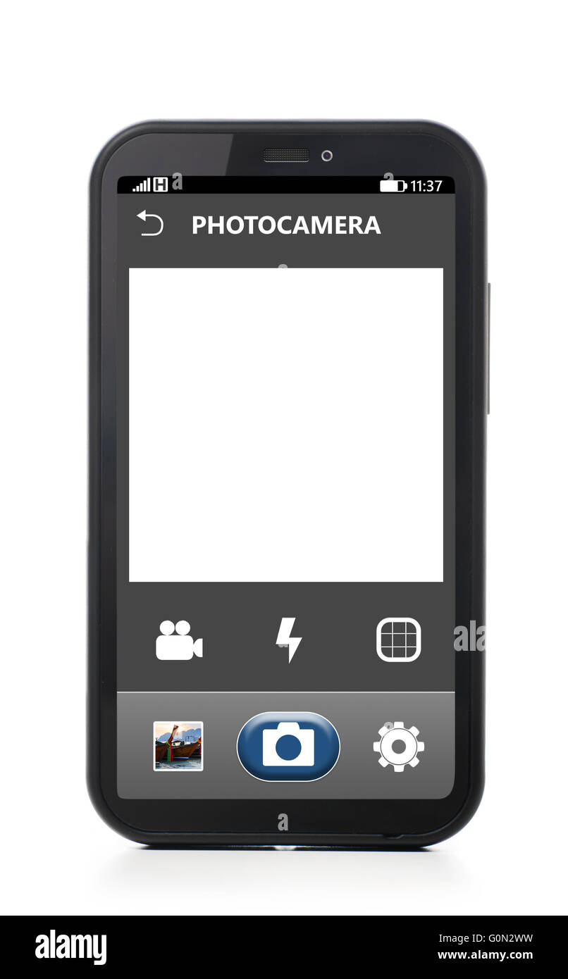Camera phone isolated hi-res stock photography and images - Alamy