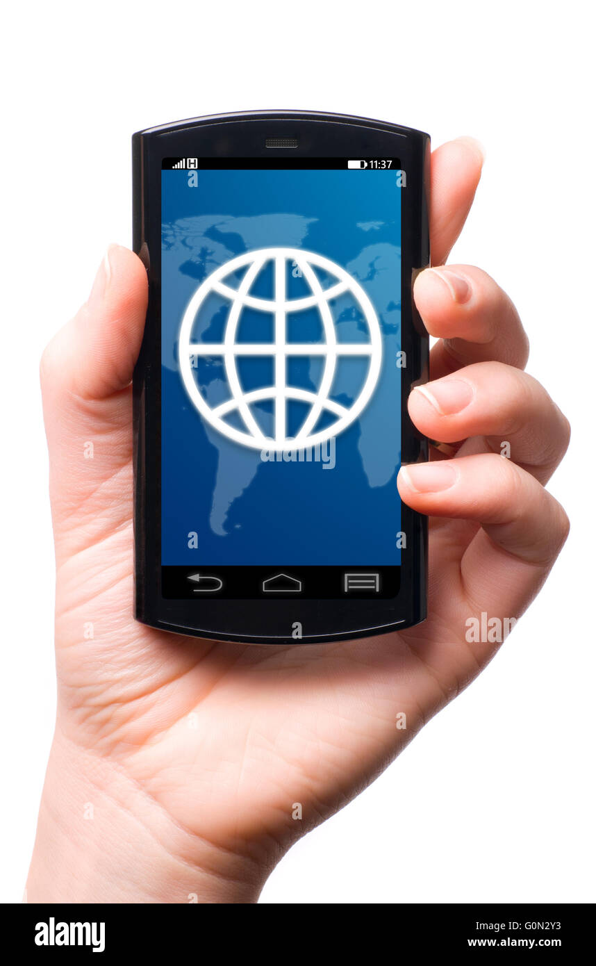 touch screen phone Stock Photo - Alamy