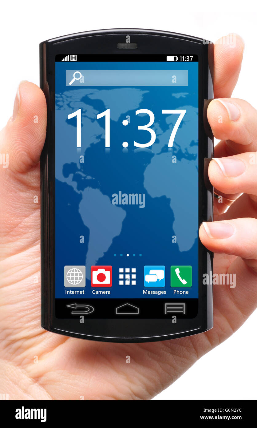 touch screen smartphone Stock Photo - Alamy