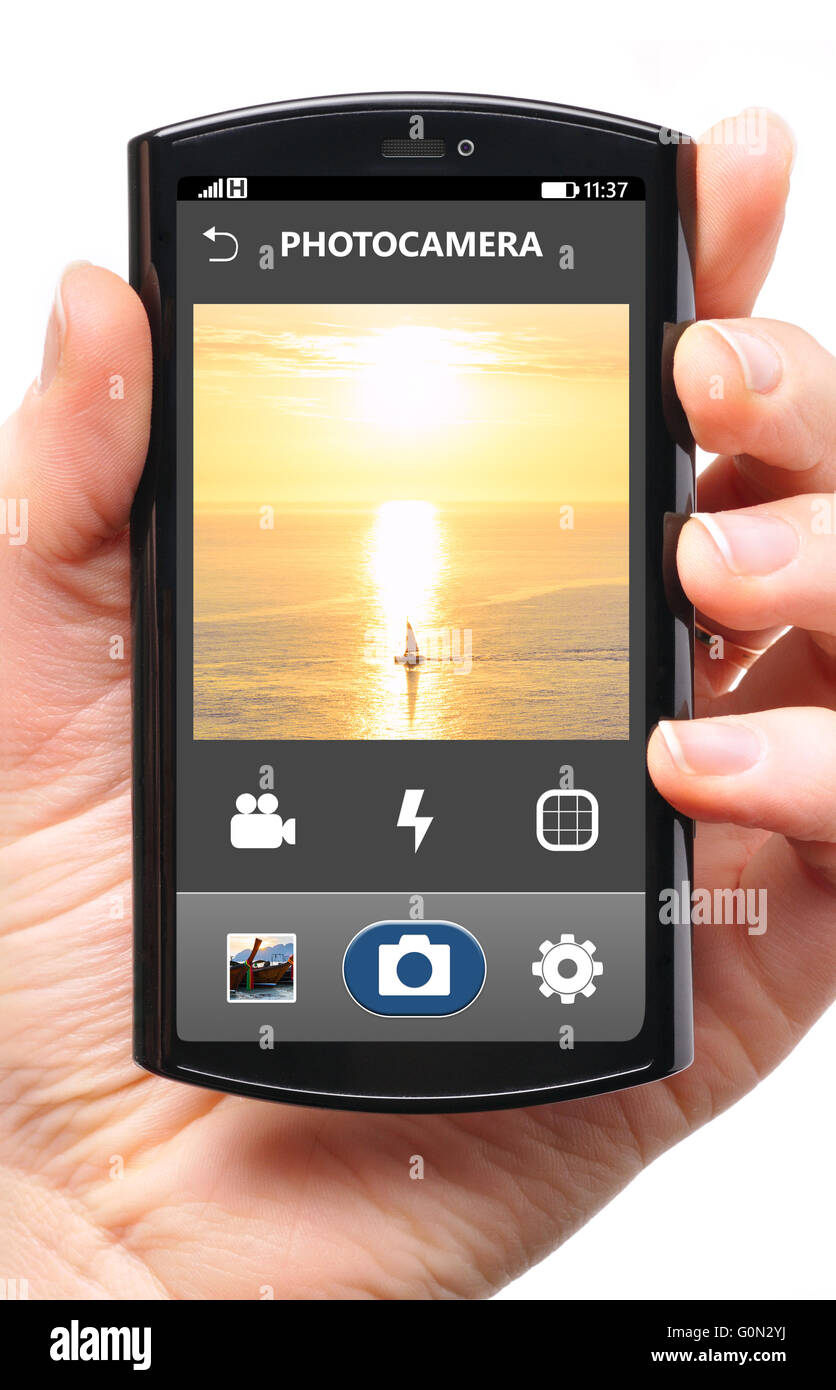 Phone camera viewfinder screen hi-res stock photography and images - Alamy