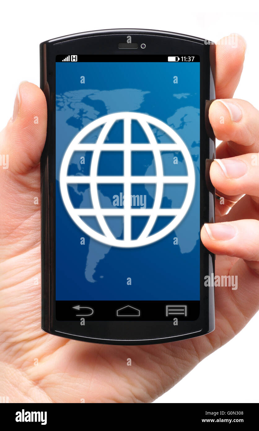 touch screen phone Stock Photo - Alamy