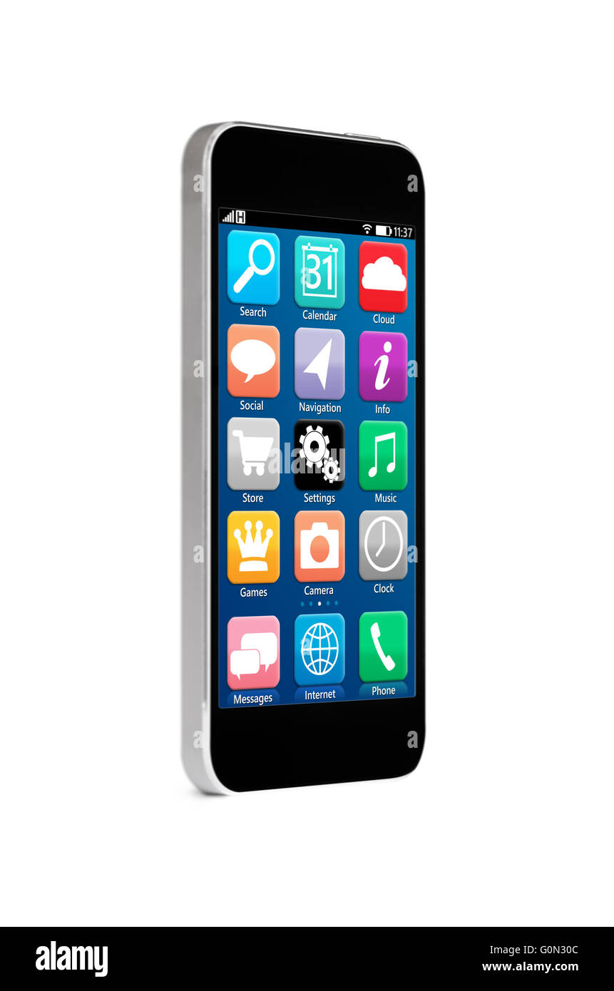 touch screen smartphone Stock Photo - Alamy