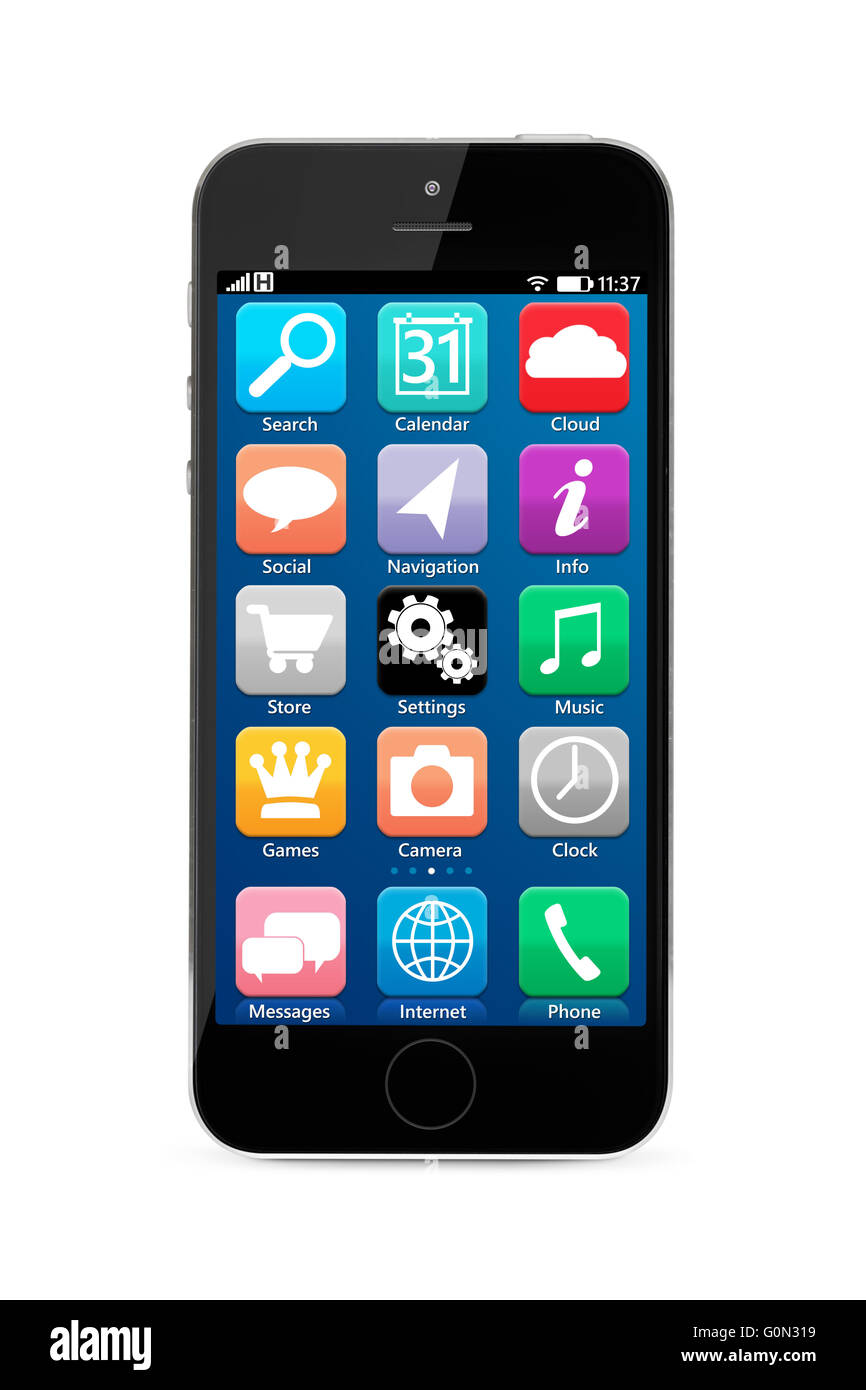 touch screen smartphone Stock Photo - Alamy