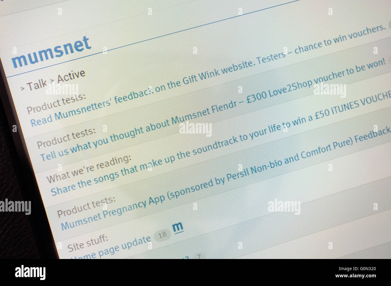 Mumsnet discussion hi-res stock photography and images - Alamy