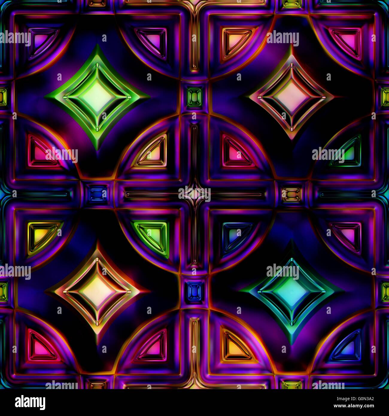 Seamless texture stained-glass window Stock Photo - Alamy
