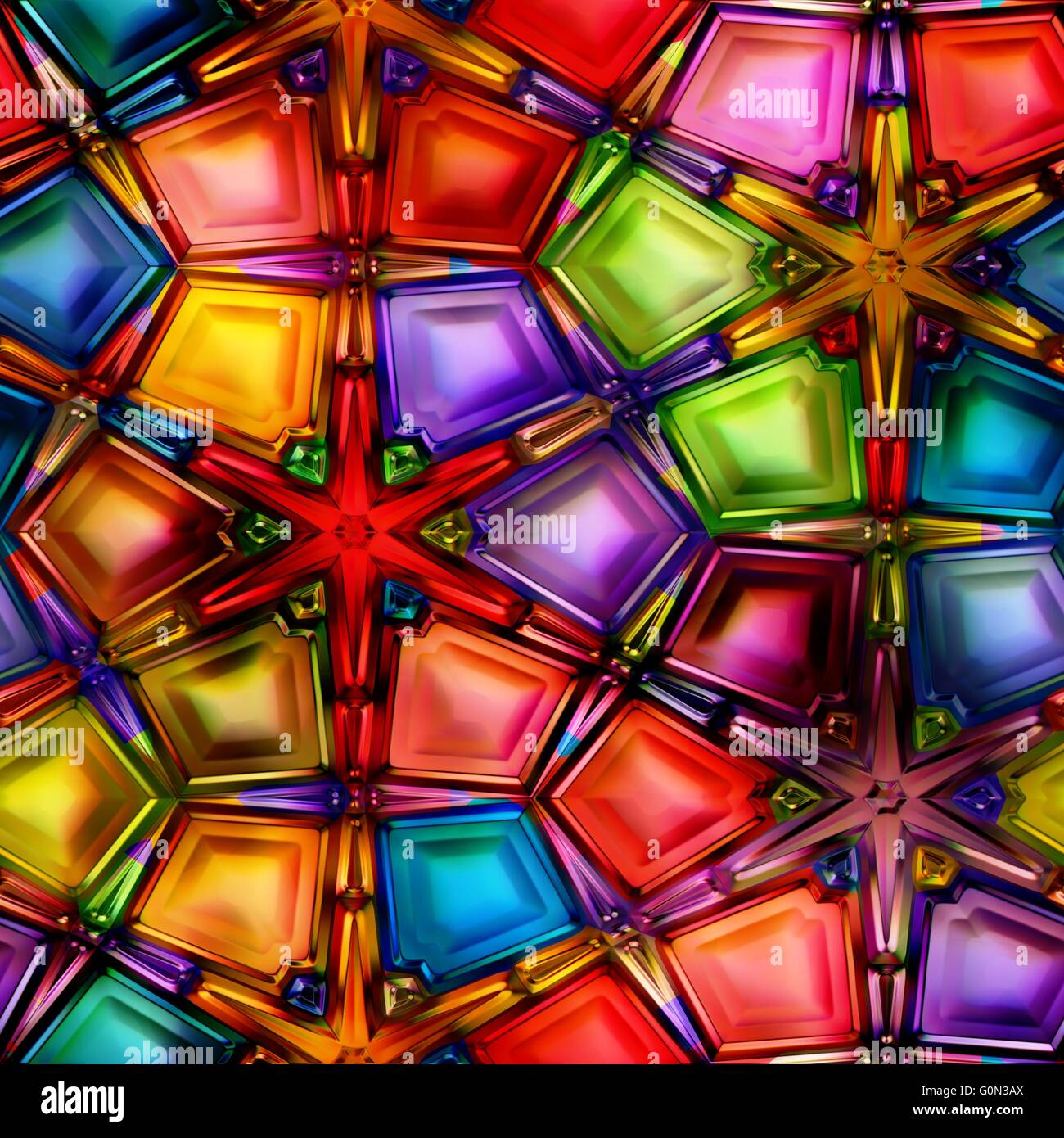 Seamless texture of abstract bright shiny 3D illustration Stock Photo ...