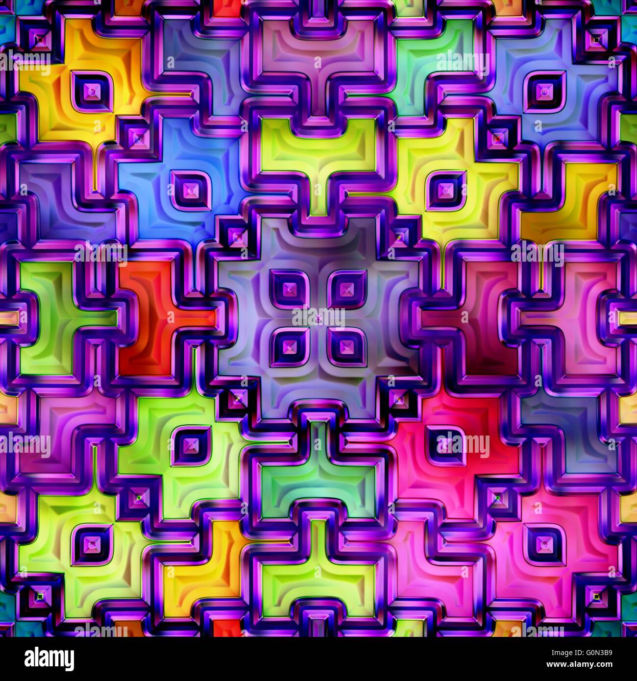 Color blocks background Seamless3D illustration Stock Photo - Alamy